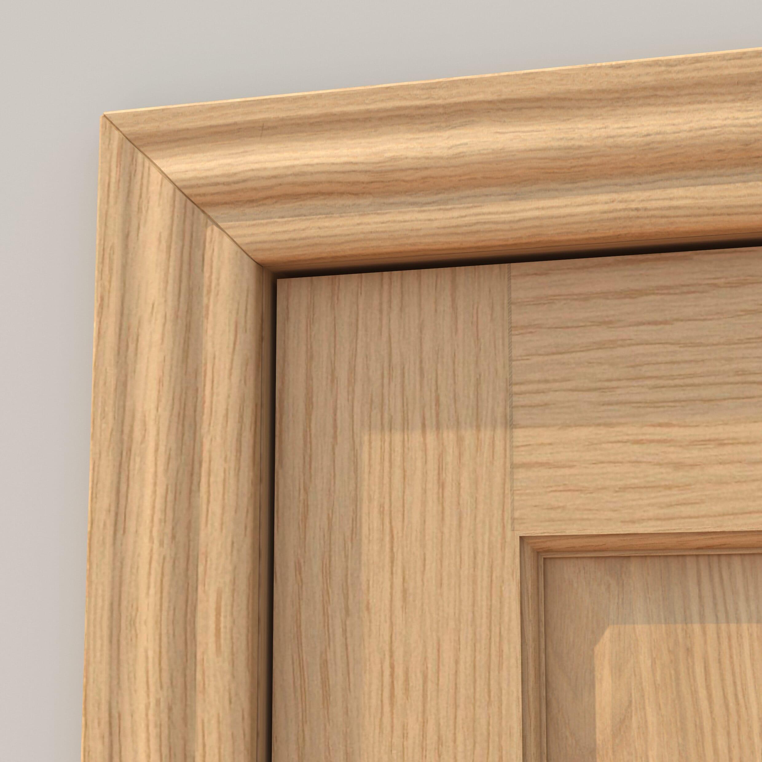 Ogee Unfinished Oak Architrave - 1 Set Covers Both Sides (72mm x 18mm ...