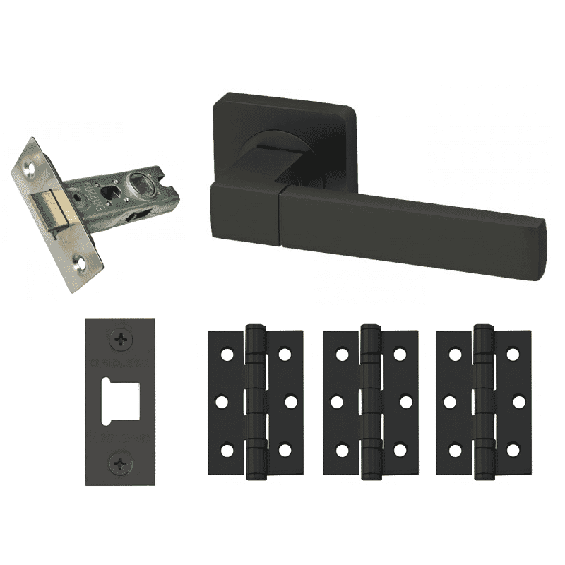 Matt Black Morley Handle Pack Door Frames, Accessories & Hardware At ...