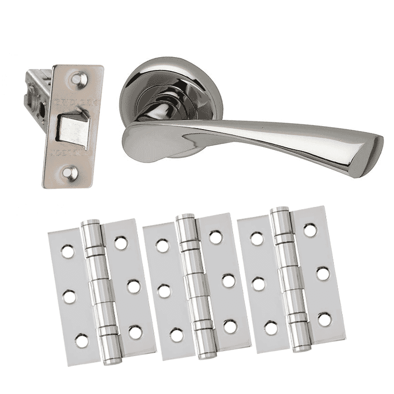 4l Oak Clear Glazed Doors, Contemporary Glazed Oak Doors - Vibrant Doors