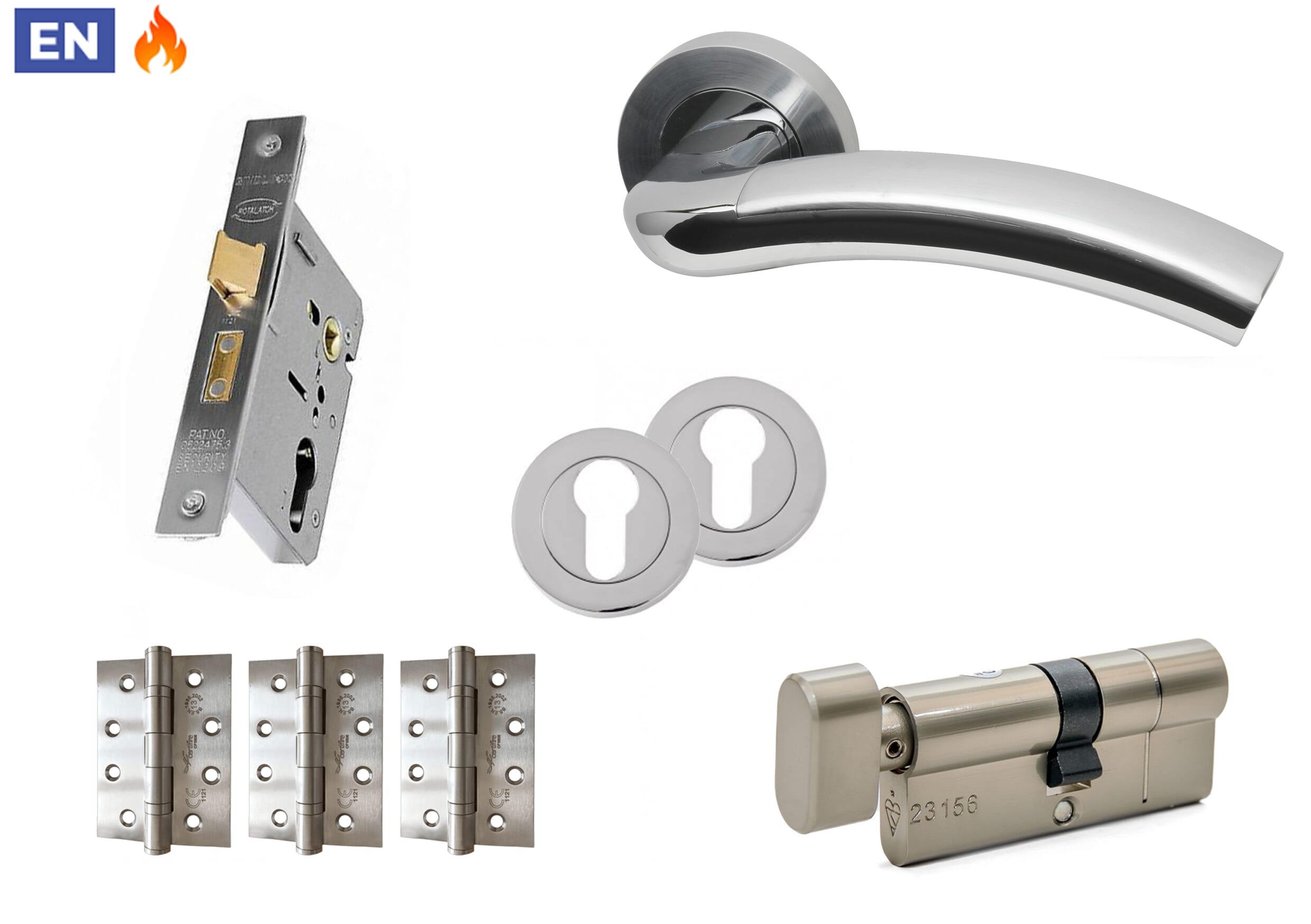 FD30 Fire Door Sash Lock Pack at Vibrant Doors