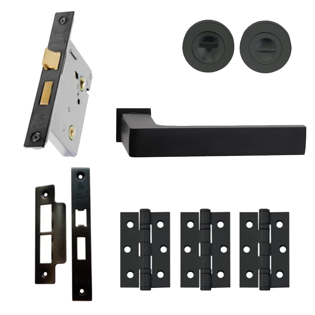 Matt Black Morley Handle Pack at Vibrant Doors