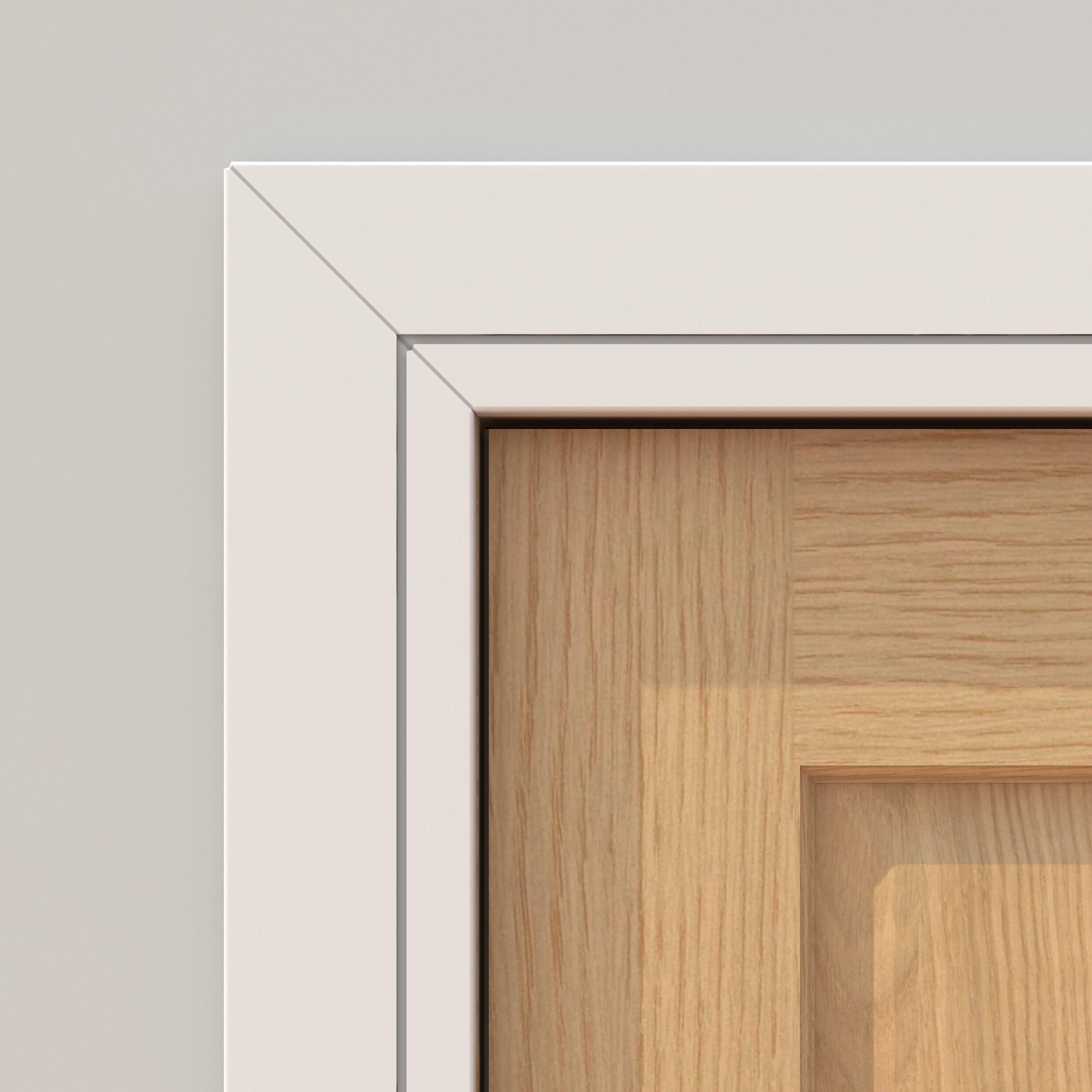 White Primed Grooved Architrave Pack at Vibrant Doors