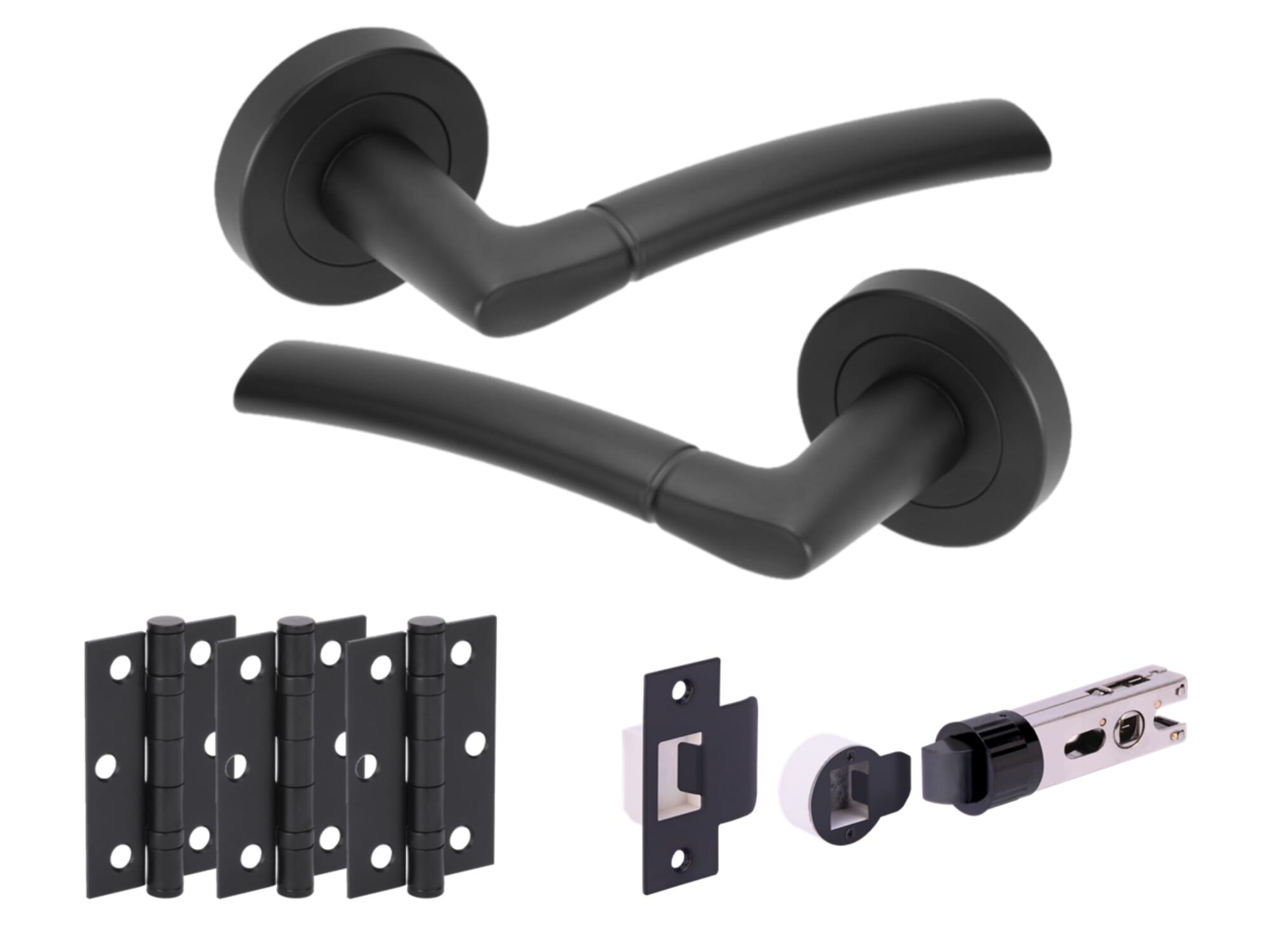 Morley Matt Black Bullet Handle Pack At Express Doors Direct