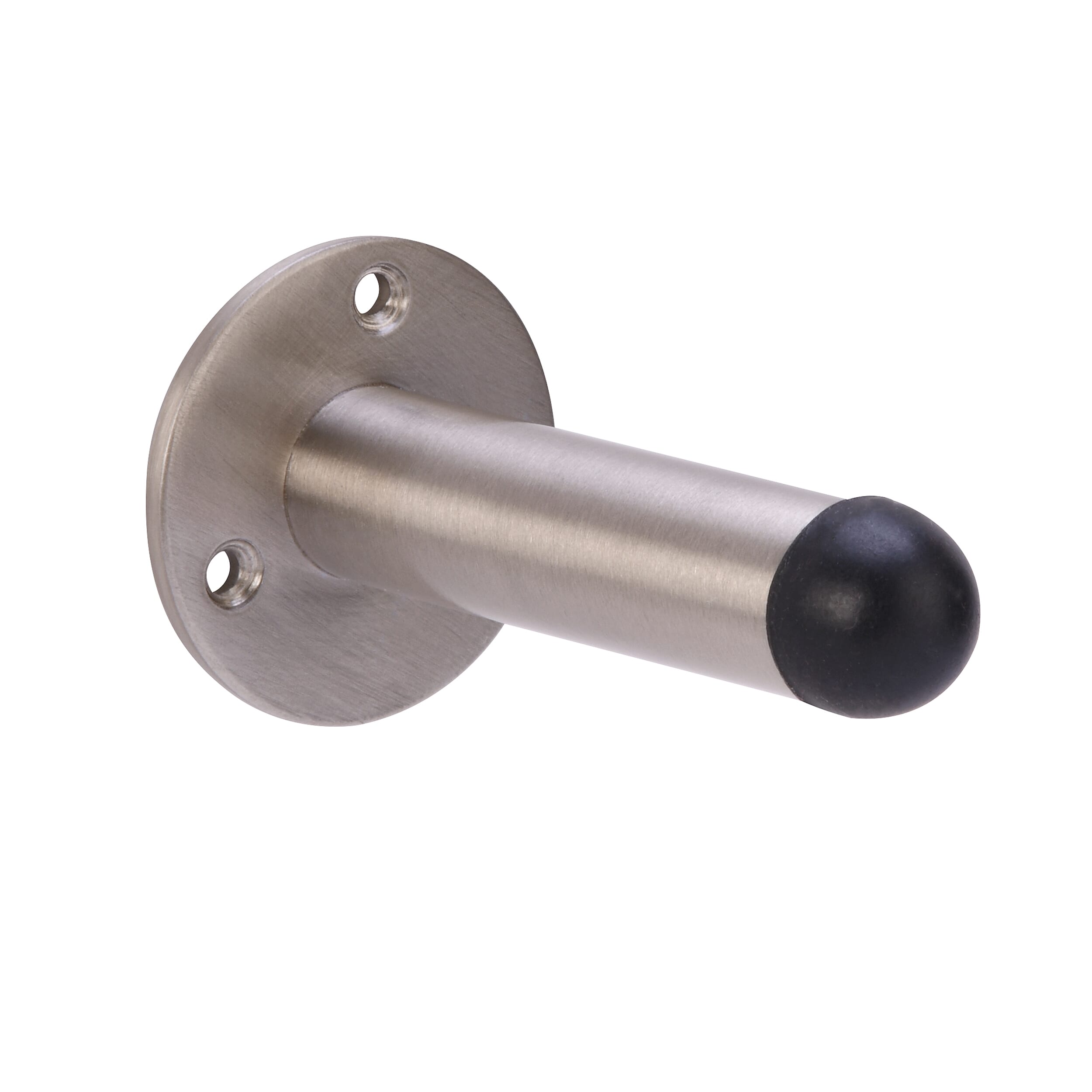 Satin Nickel Projecing Door Stop at Vivid Doors