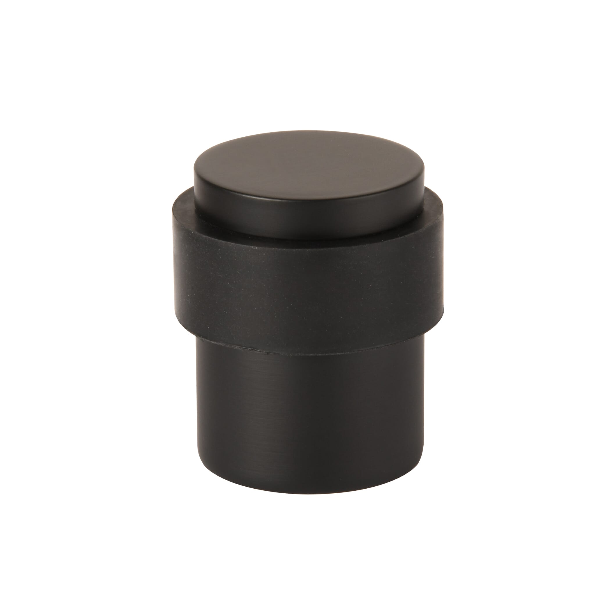 Matt Black Collared Door Stop At Express Doors Direct