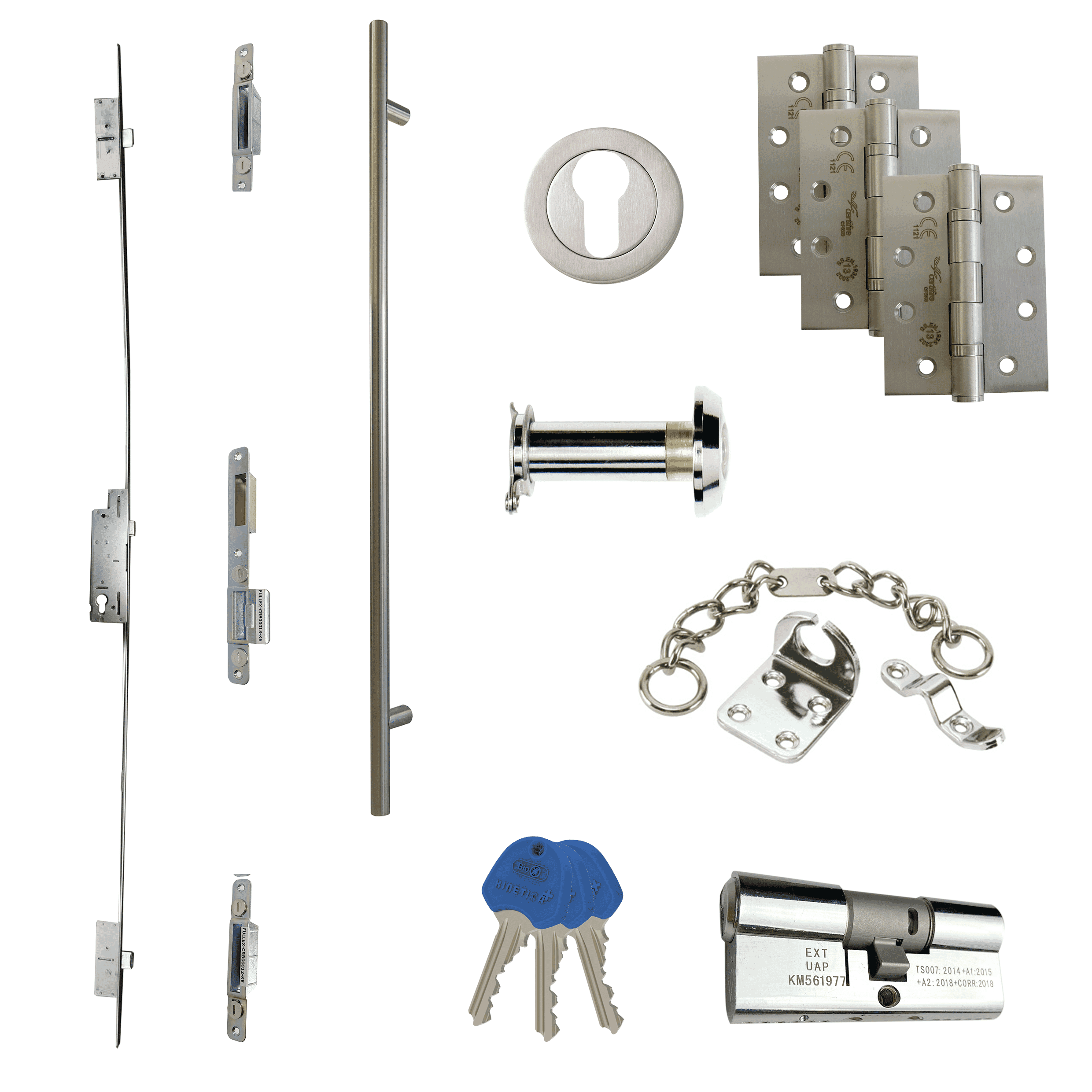 1200mm Steel Circular Pull Handle at Express Doors Direct