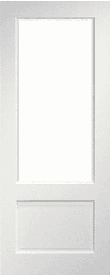 Madison Clear Glazed White Internal Door Set at Vibrant Doors