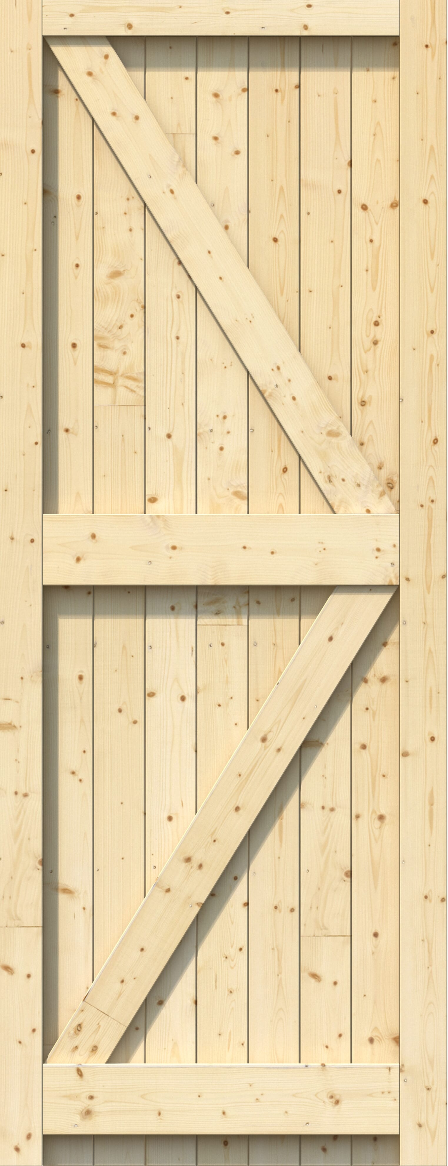 1981x838x44mm (33") Framed, Ledged and Braced Solid Pine Gate at ...