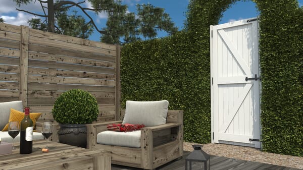 Framed, Ledged And Braced Solid Pine Gate At Climadoor