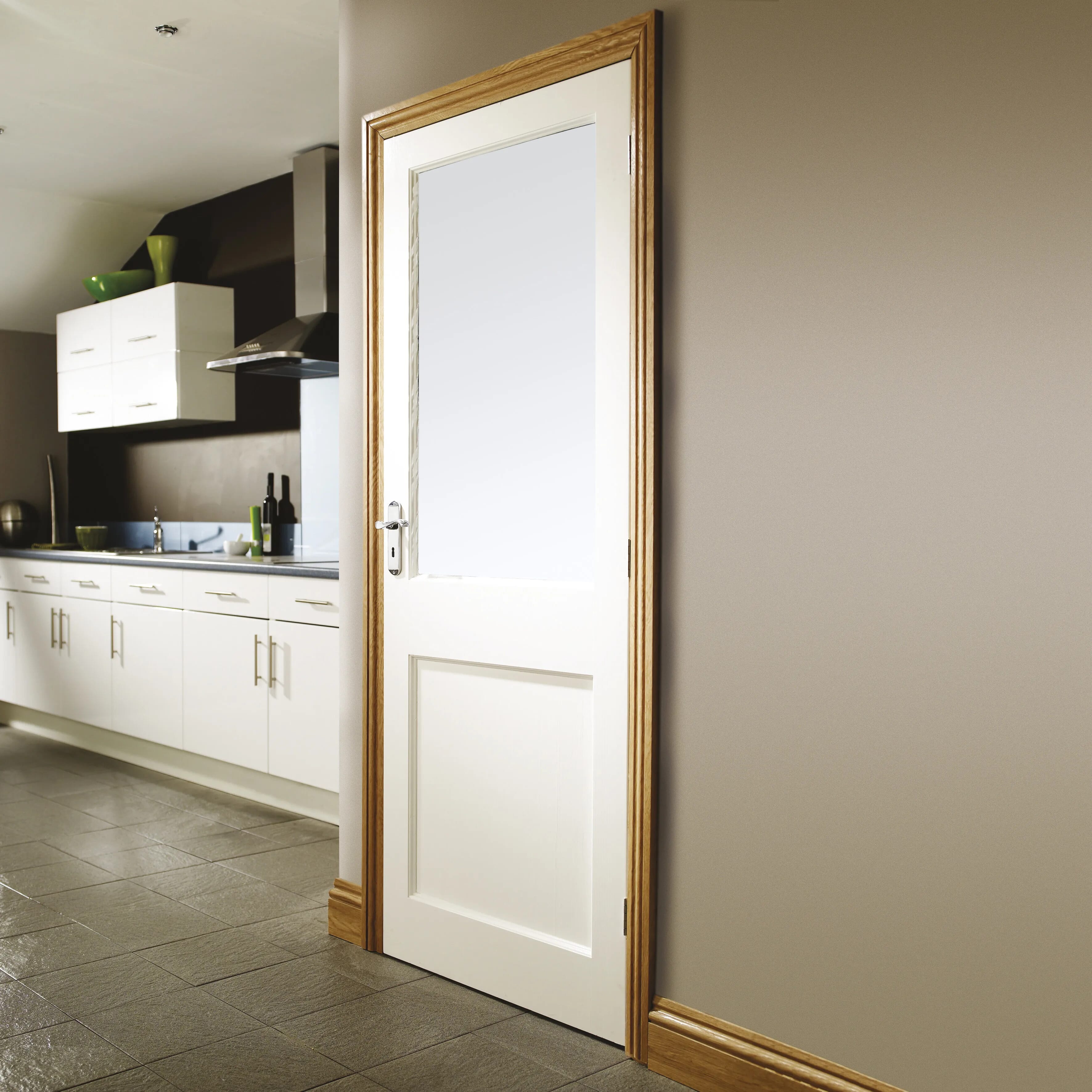 2032x813x44mm (32") 2XG Solid Pine Clear Single Glazed External Door at ...