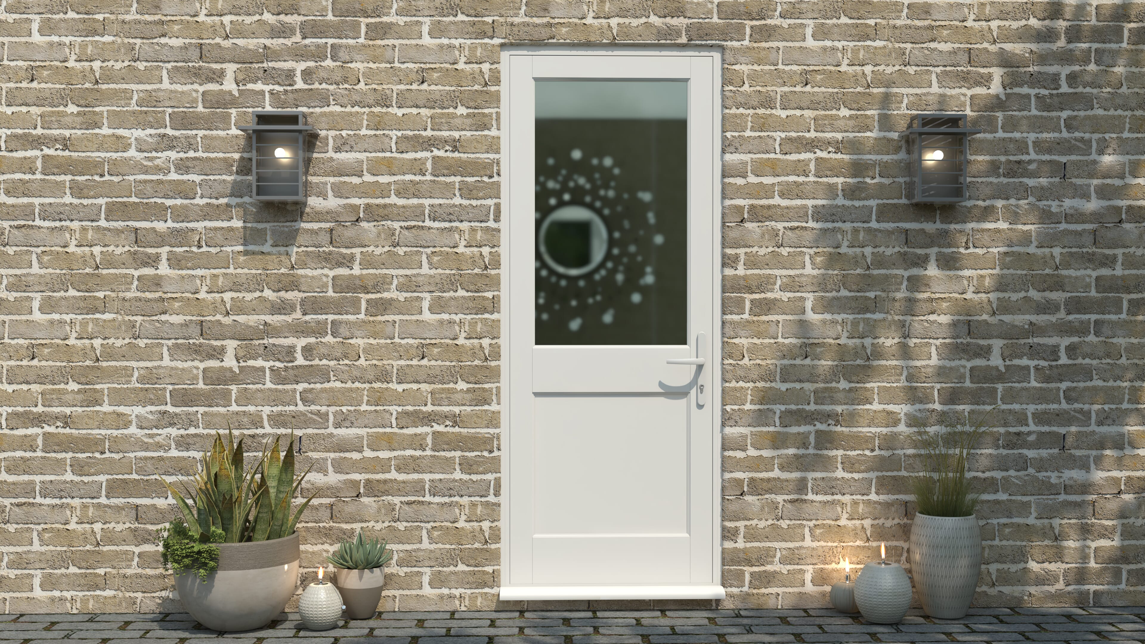 1981x762x44mm (30") 2XG Solid Pine Clear Single Glazed External Door at ...