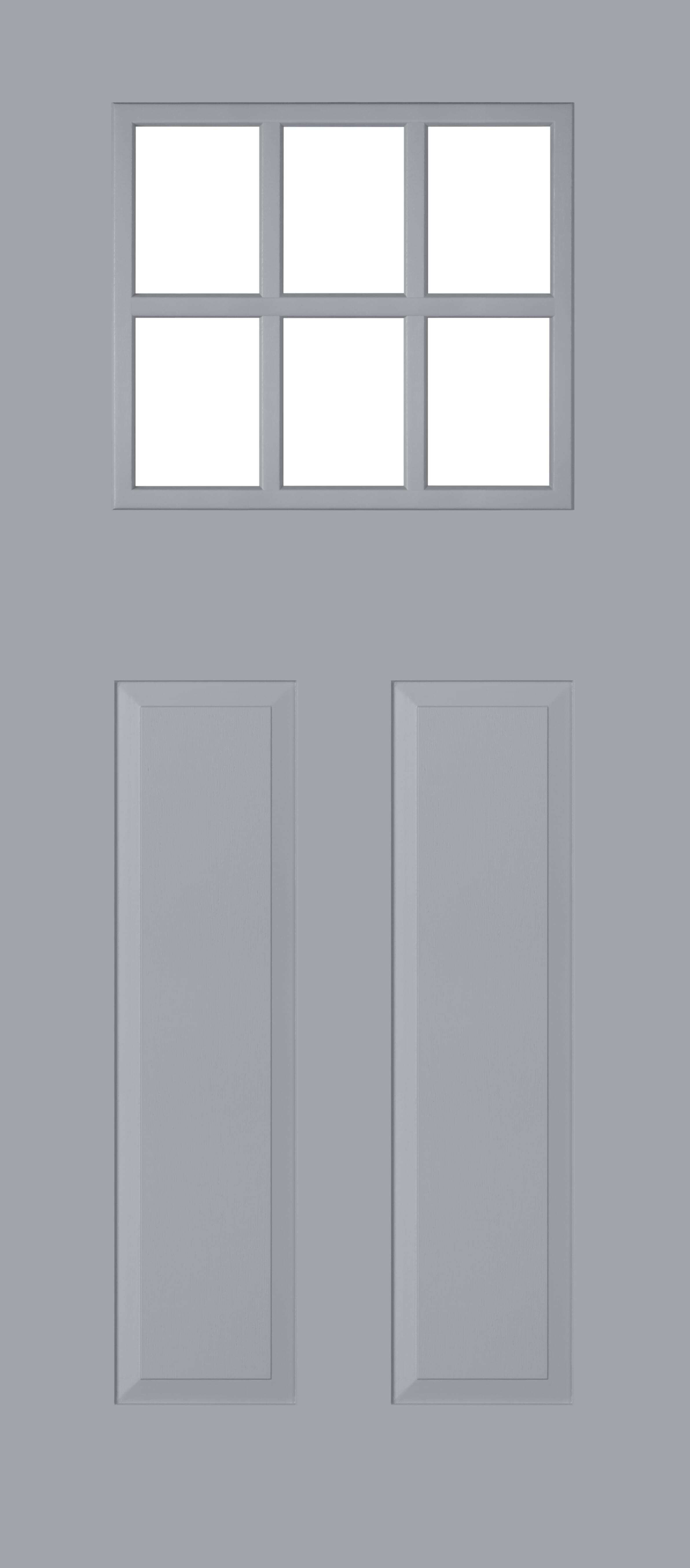 Dorset Clear Glass Thermawood Grey Part L Compliant External Doors at ...