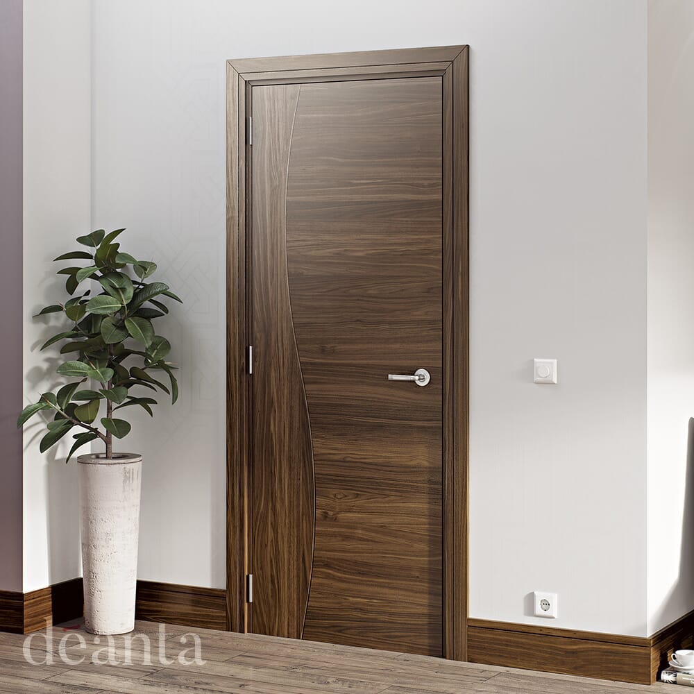 Walnut Fire Doors: Stylish, Modern FD30 Rated Doors from Vibrant