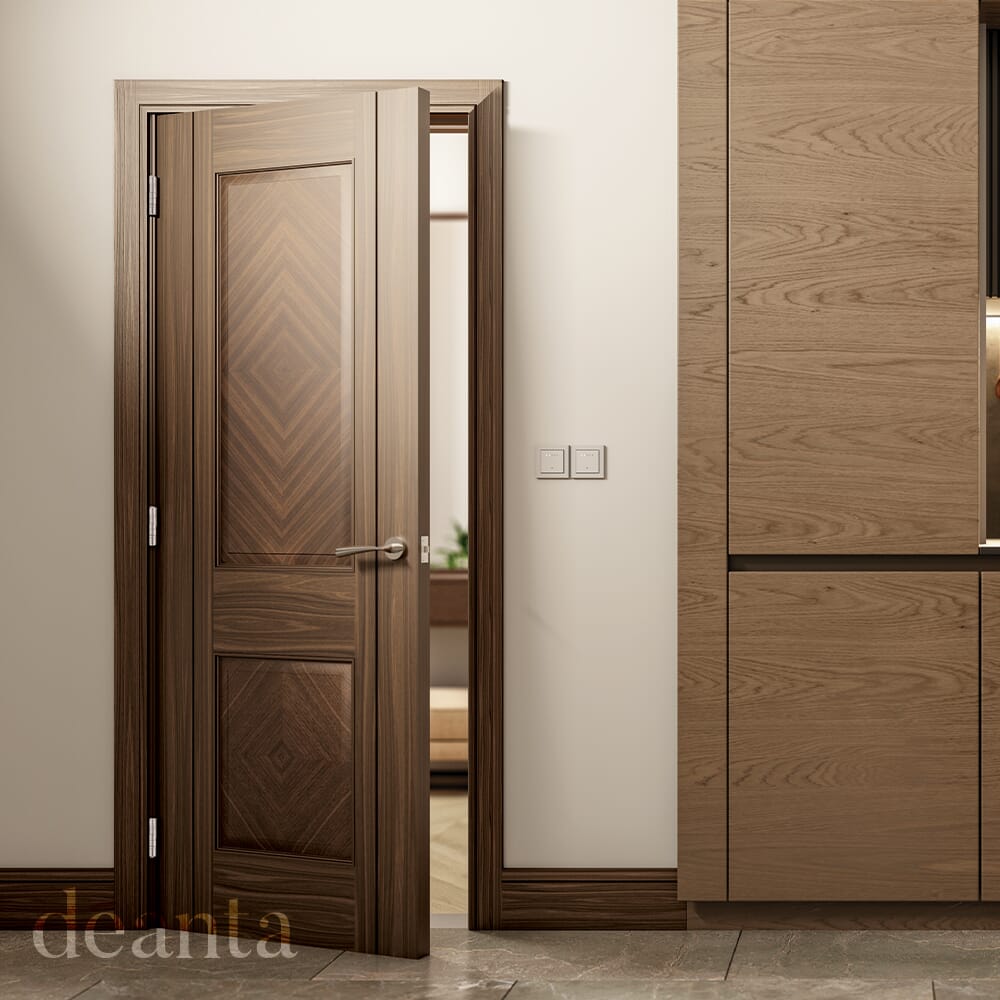 1981 x 838 x 44mm (33") Kensington Walnut FD30 Fire Door (45KENSWF ...