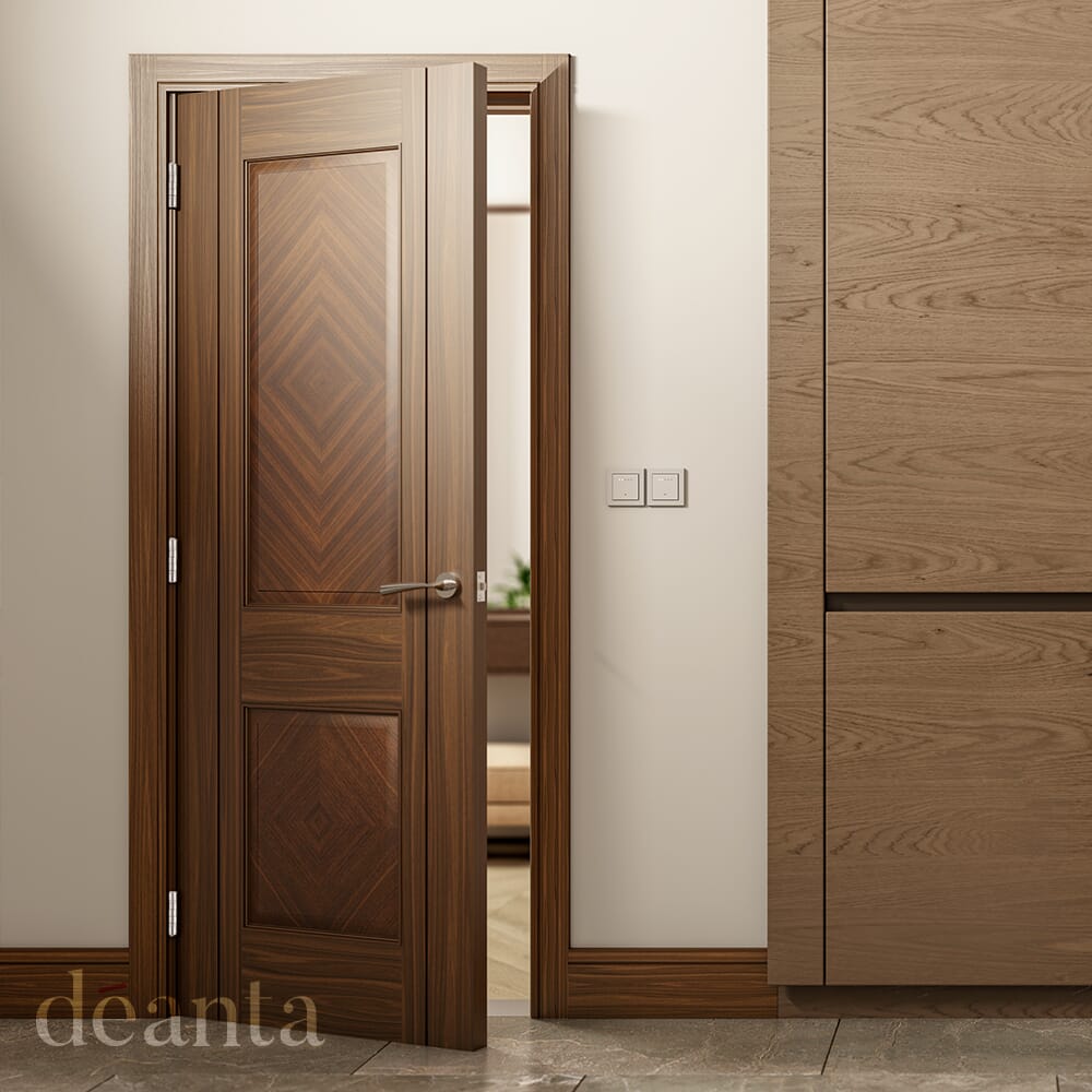 1981 x 838 x 44mm (33") Kensington Walnut FD30 Fire Door (45KENSWF ...