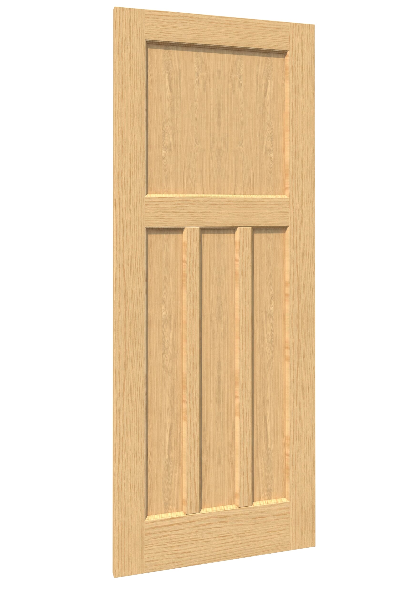 3 Panel Oak Fire Door At Green And Taylor