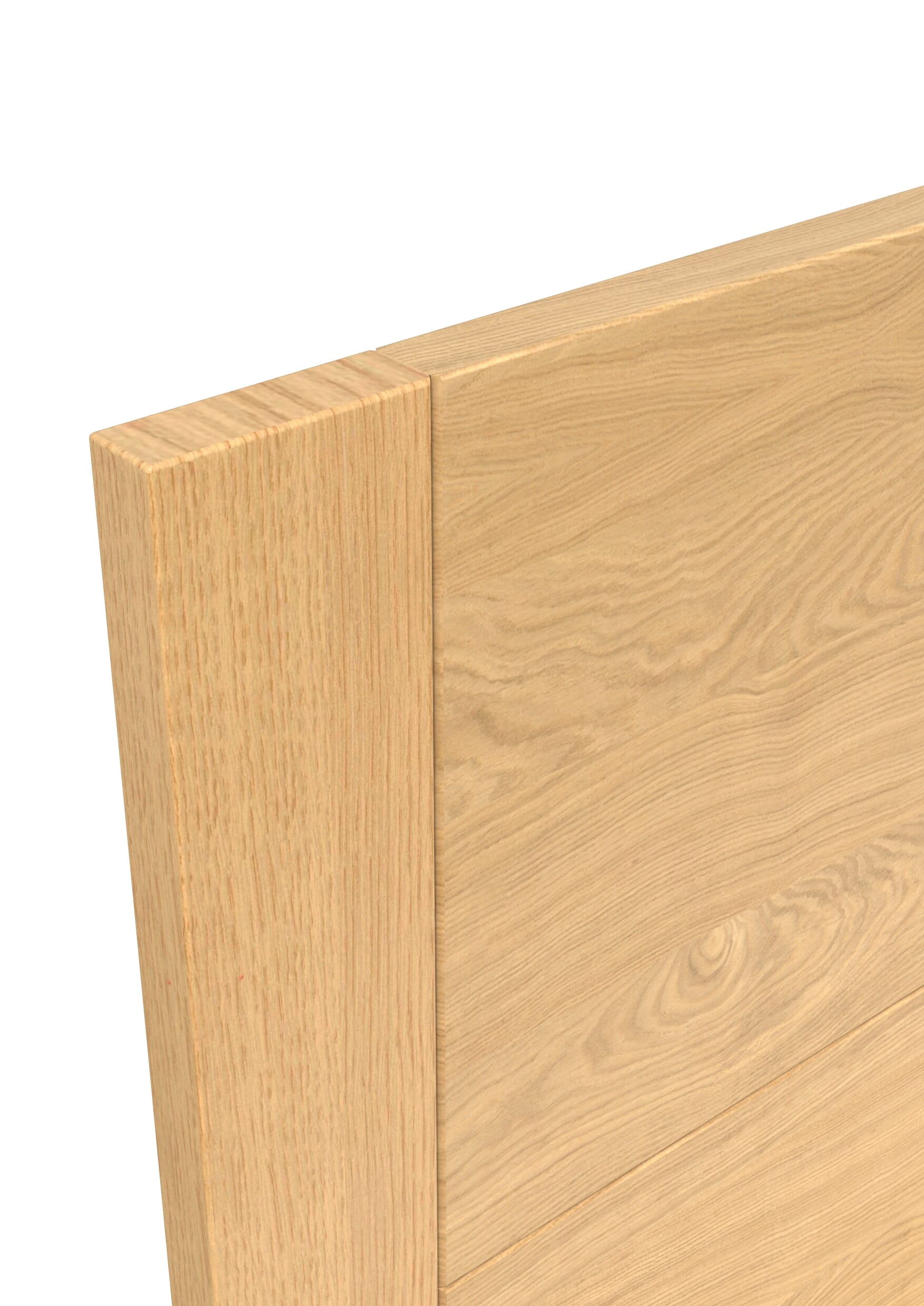 762x1981x44mm (30") ISEO Oak Solid Core Fire Door at Vivid Doors
