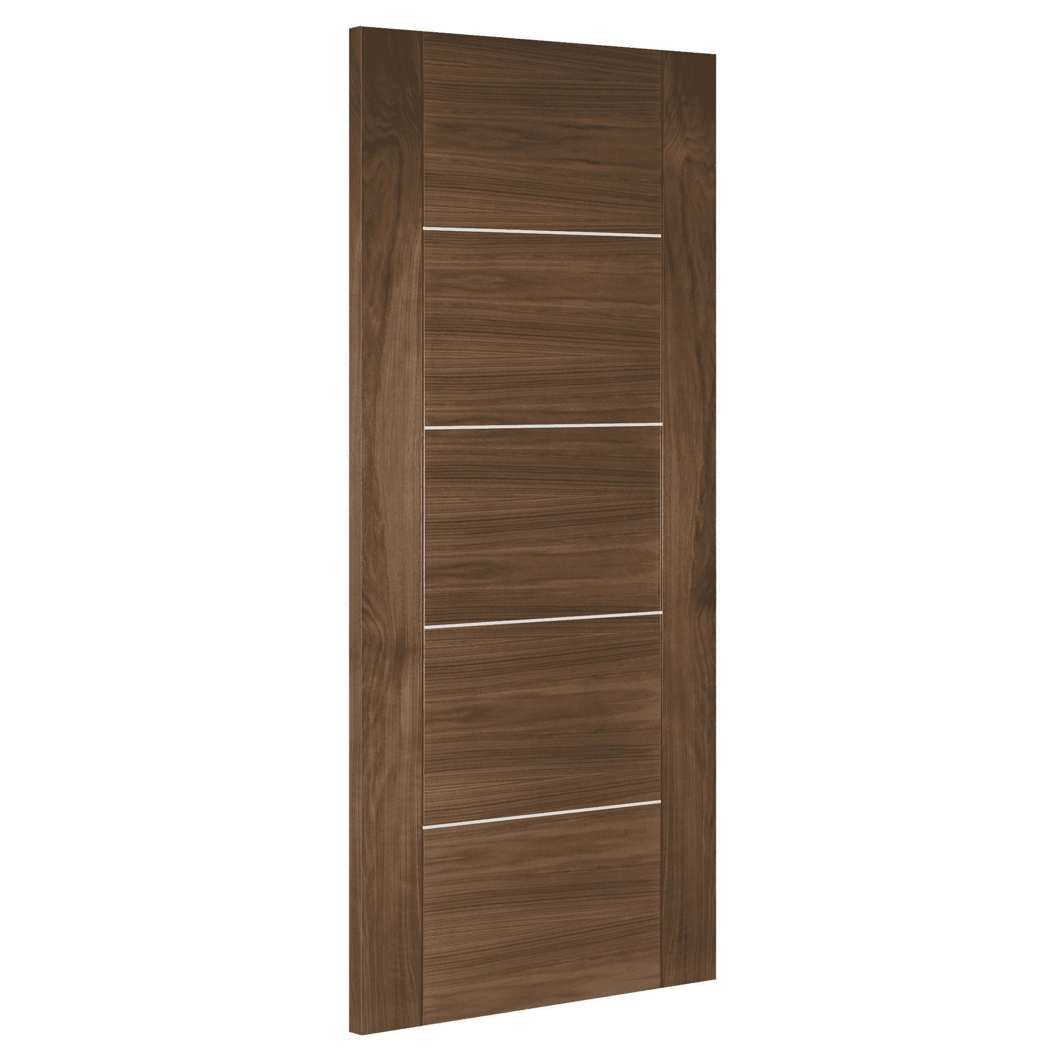 Valencia 5P Walnut - Prefinished Fire Door at Vivid Doors