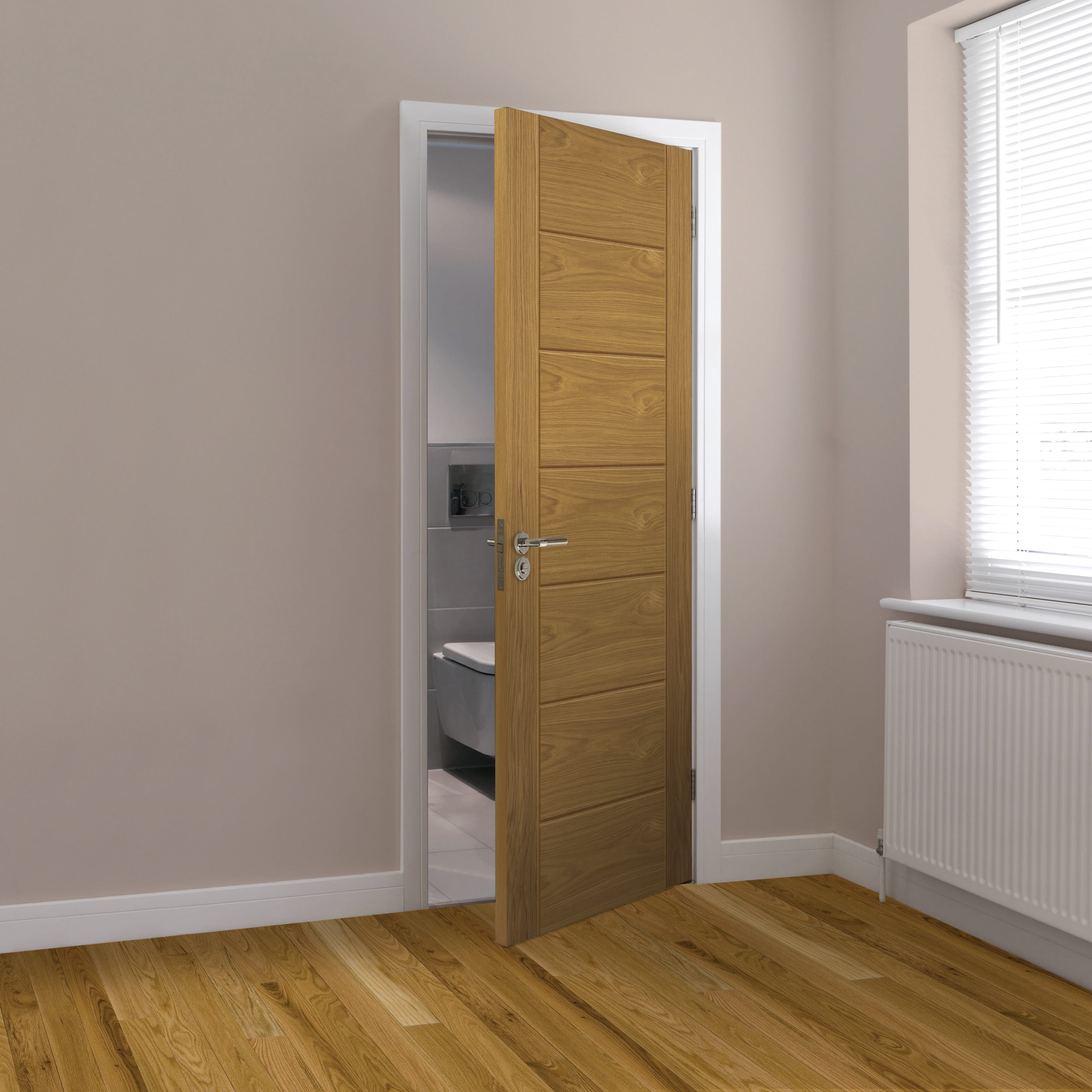 1981 x 838 x 44mm Palomino Oak Fire Door at Vibrant Doors