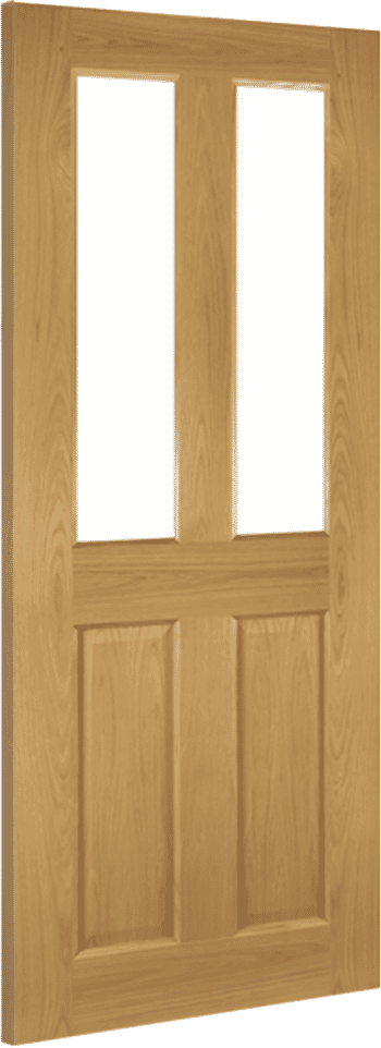 686x1981x44mm (27") Bury Oak Glazed - Prefinished Fire Door at Vibrant ...