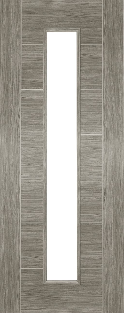 Corisca Light Grey Glazed Laminate Fire Door at Vibrant Doors