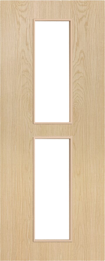 1981mm x 762mm x 44mm (30") Architectural Ash 12 Clear Glazed ...