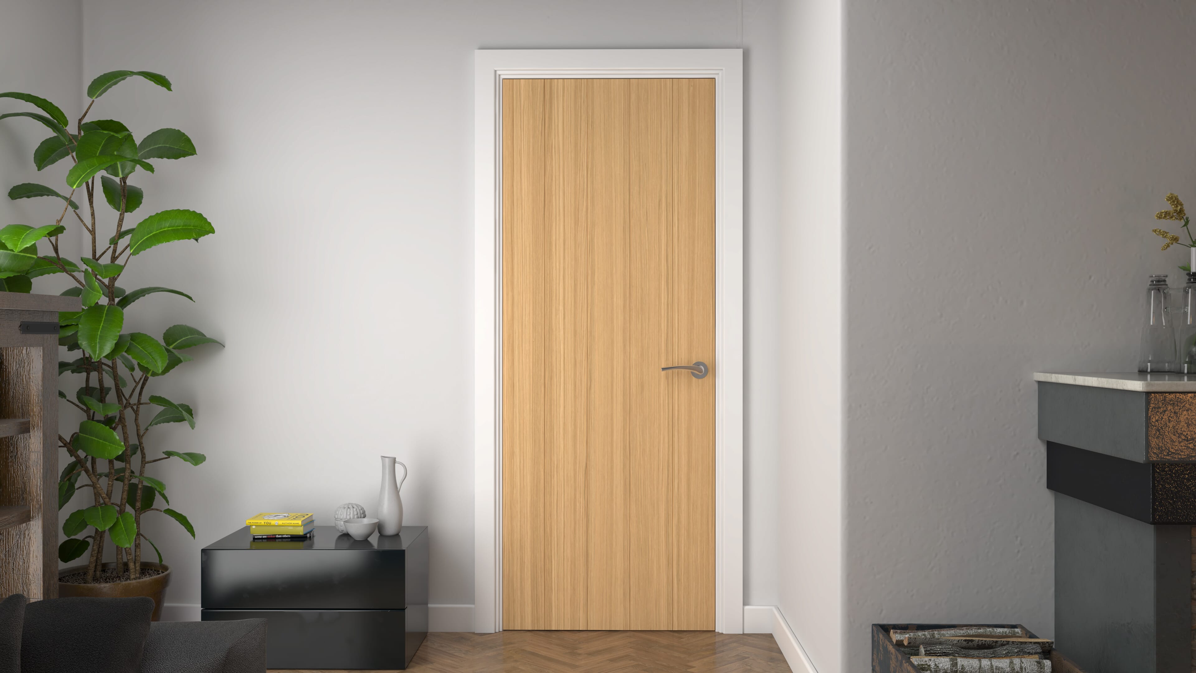 1981mm x 762mm x 44mm (30") Traditional Cottage Oak Fire Door at ...