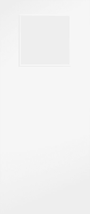 Flush White 1G Clear Glazed Fire Door from Doors & More