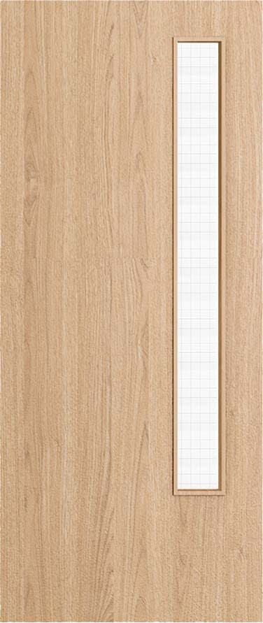 2032x813x44mm (32) Architectural Oak 13 Georgian Wired Glazed ...