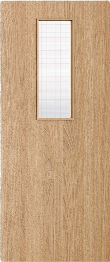 1981x457x44mm (18) Architectural Oak 14 Georgian Wired Glazed ...