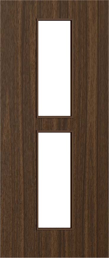 1981x838x44mm (33) Architectural Walnut 12 Clear Glazed - Prefinished ...