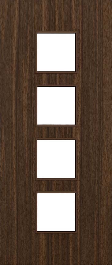 1981x610x44mm (24) Architectural Walnut 09 Frosted Glazed - Prefinished ...