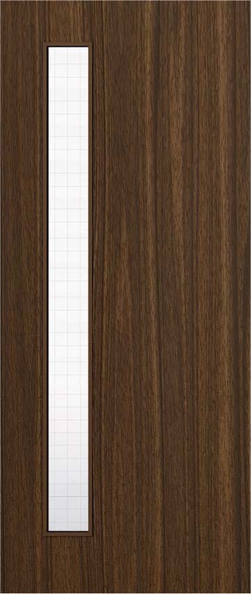 2040x926x44mm Architectural Walnut 06 Georgian Wired Glazed ...