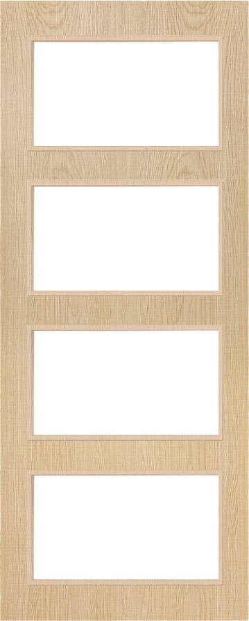 2040x726x44mm Architectural Ash 04 Frosted Glazed - Prefinished Fire ...