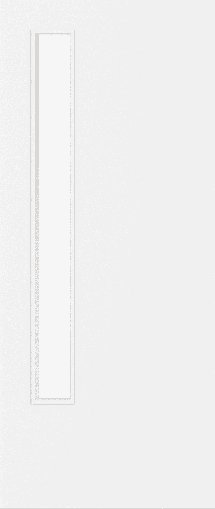 1981x610x54mm (24) Architectural Paint Grade White 13 Clear Glazed FD60 Fire Door Blank at ...