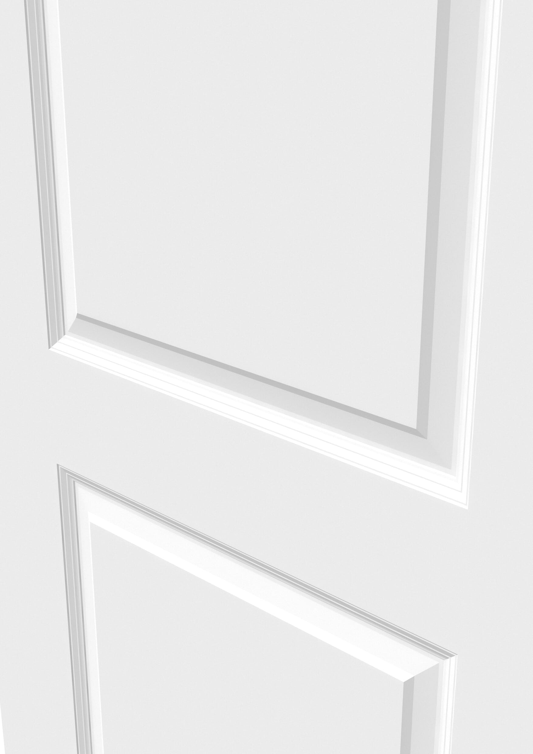 2040x726x44mm White Smooth 2 Panel Fire Door At Climadoor