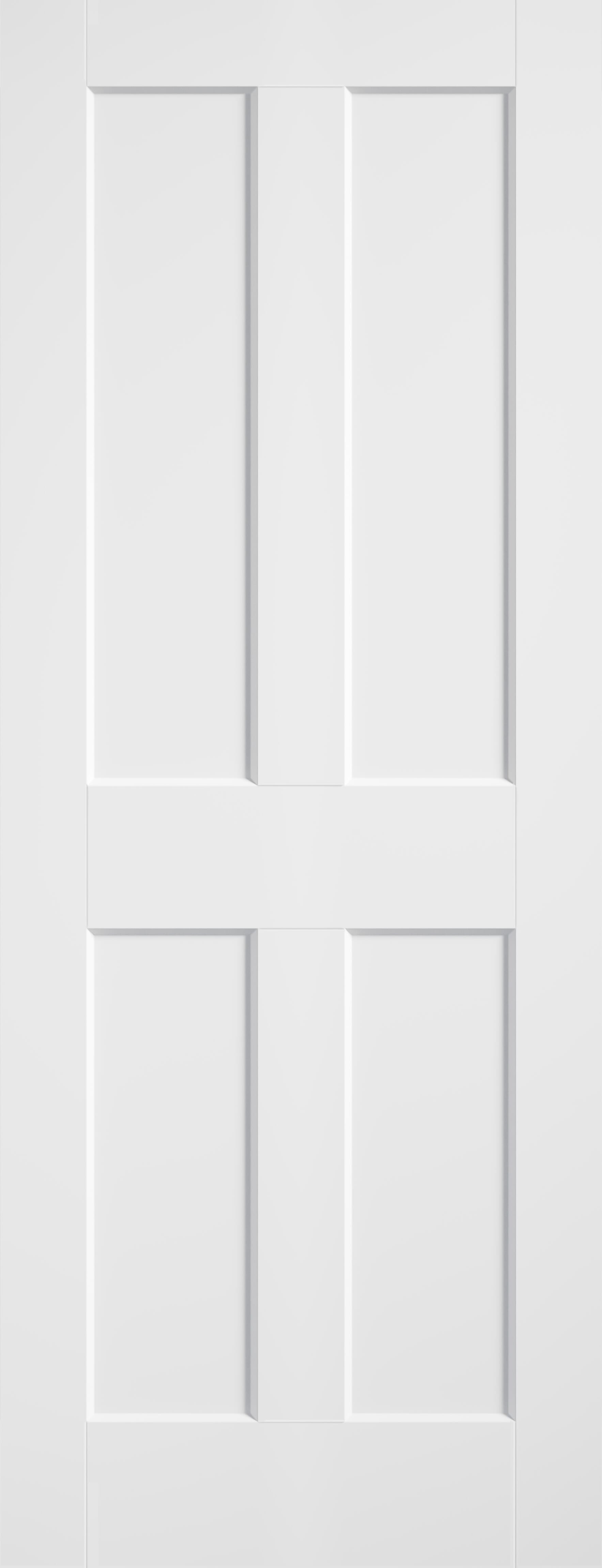 762x1981x44mm (30") Ashford Smooth White Primed Moulded Fire Door at ...