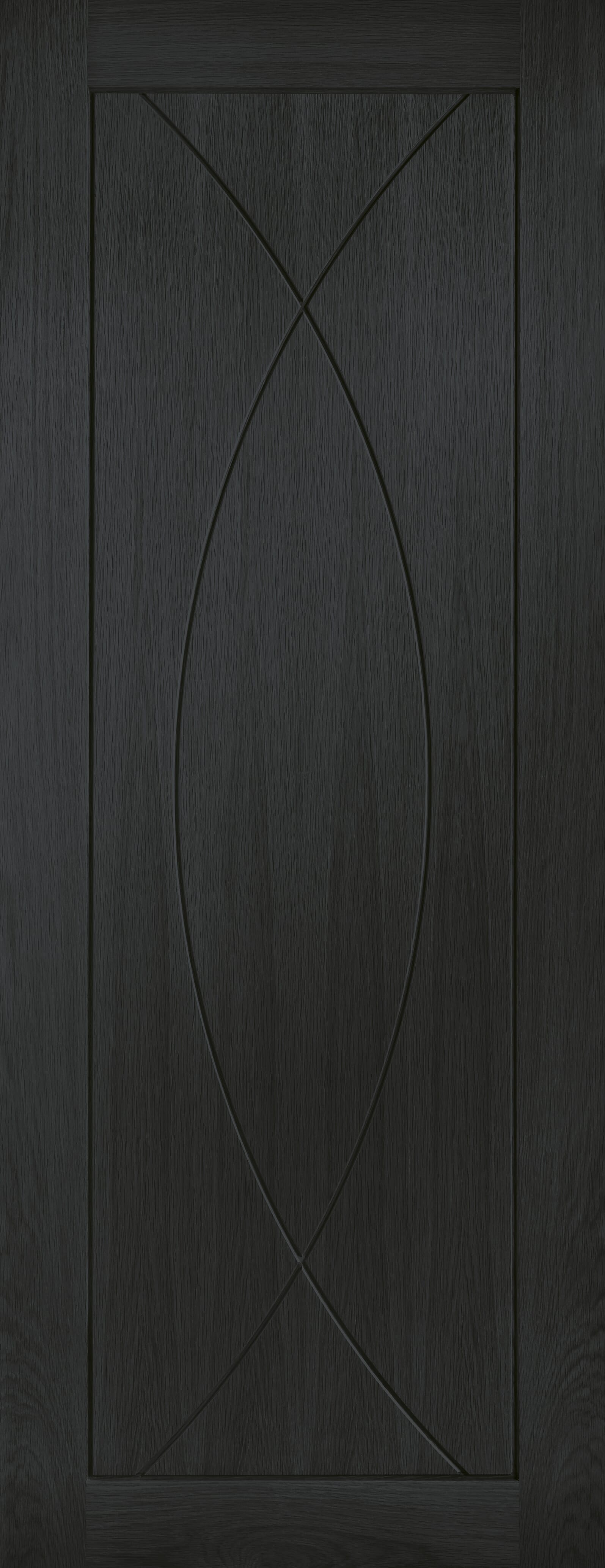 Pesaro Oak - Black Prefinished FD30S PAS24 Door Set at Vivid Doors