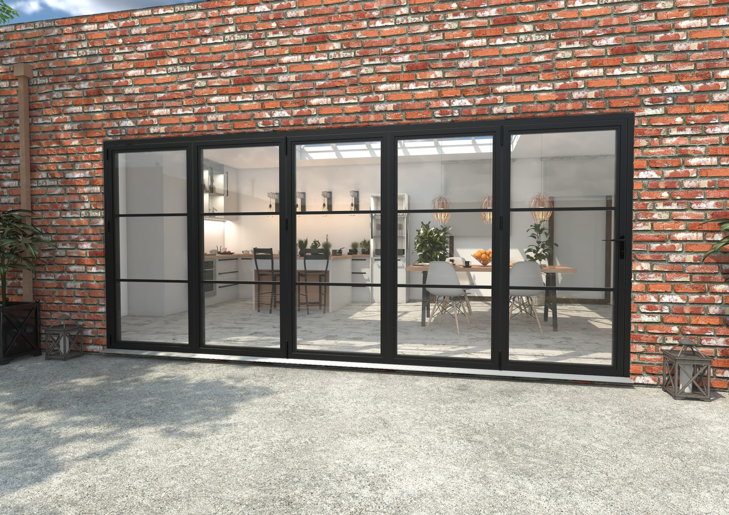 16ft Bifold Doors | 4800mm Bifold Patio Doors | Vivid Doors