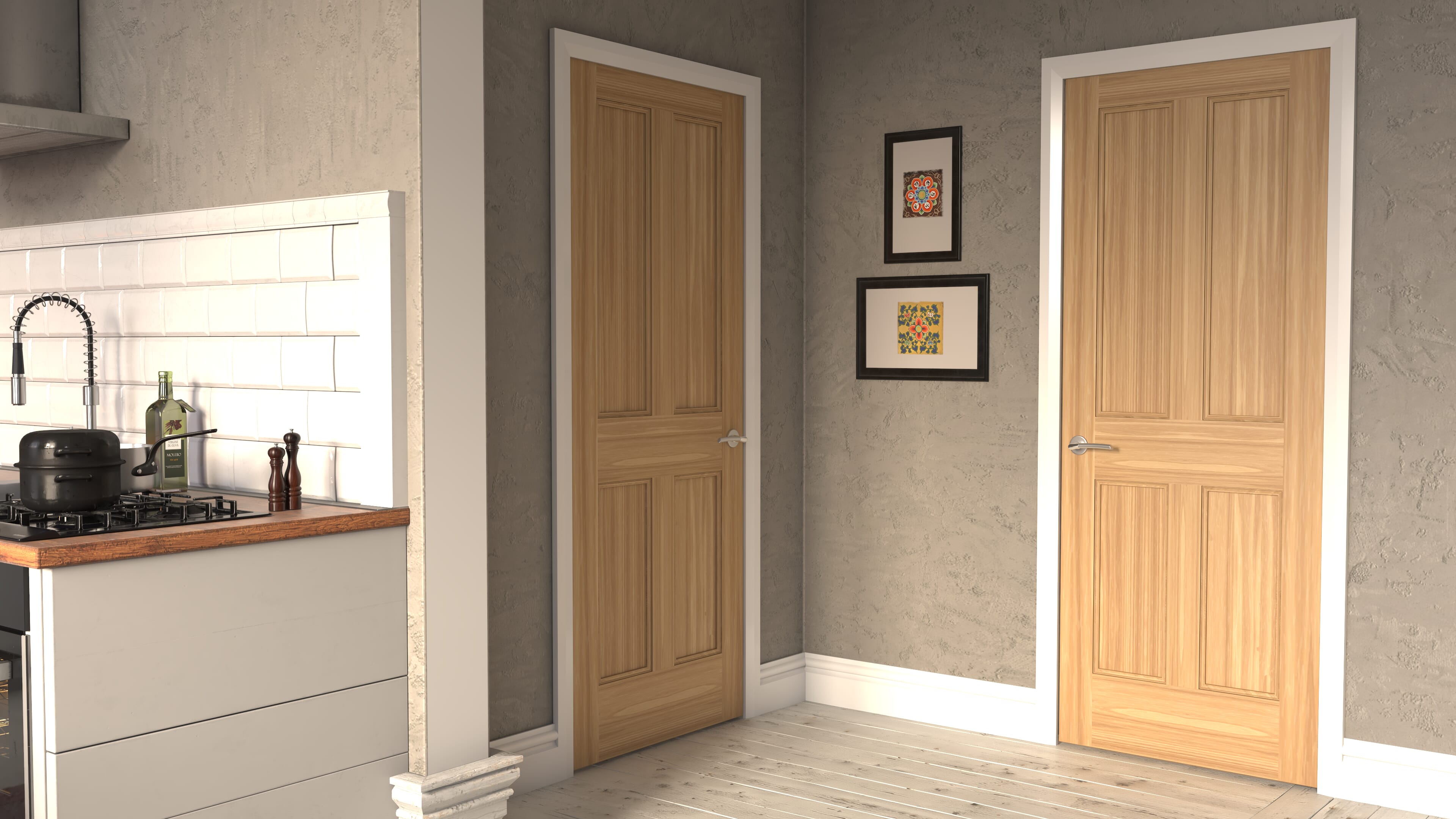 4 Panel Internal Doors - Vivid Doors