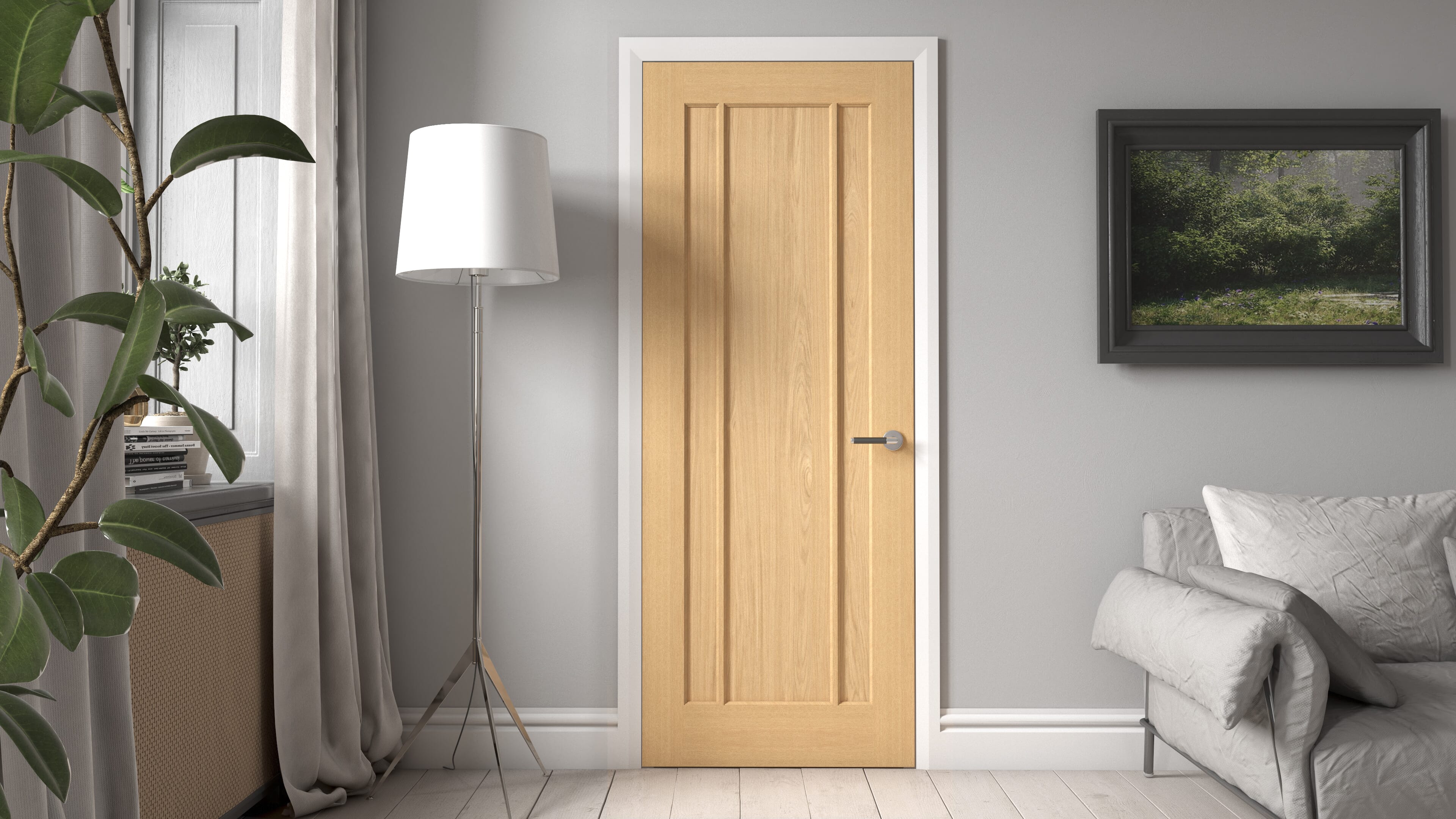 Worcester Oak 3 Panel Internal Door At Green And Taylor