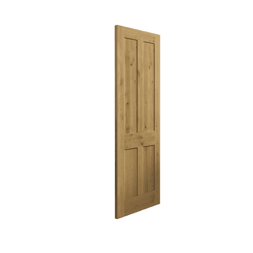 Rustic Oak 4 Panel - Prefinished Internal Doors at Vivid Doors