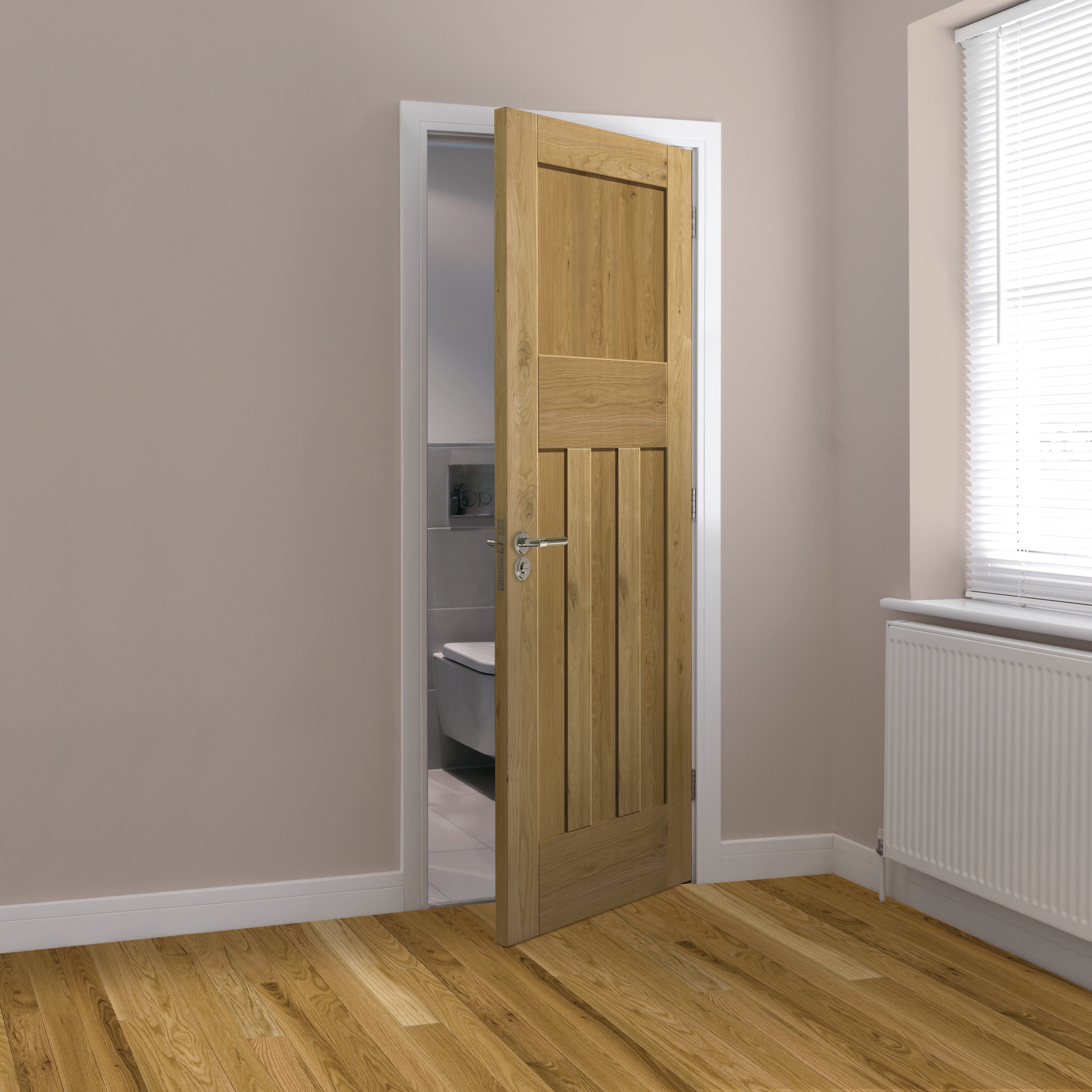 Rustic Oak DX Prefinished Internal Doors