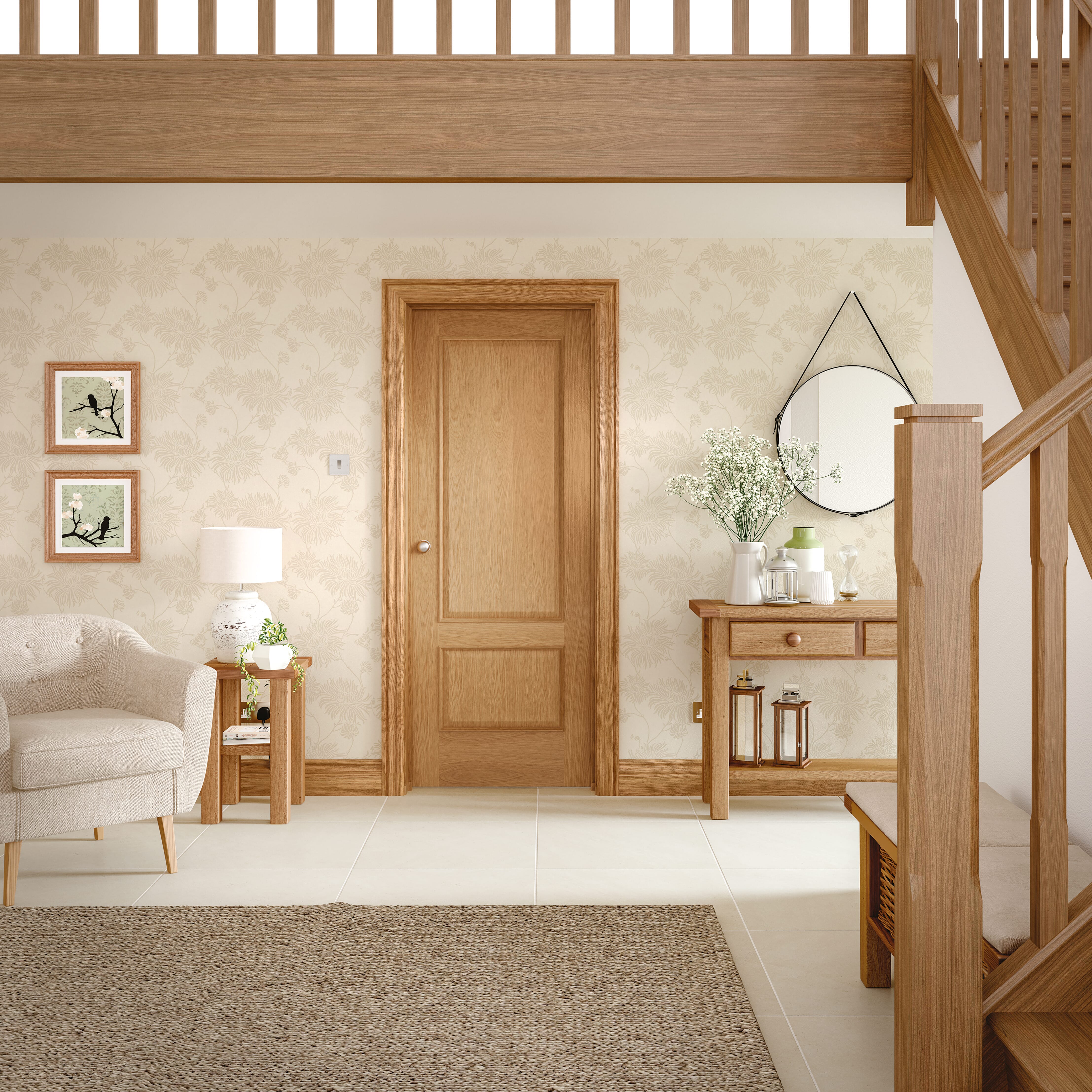 Oak 1930 4 Panel Internal Doors | Vibrant Doors
