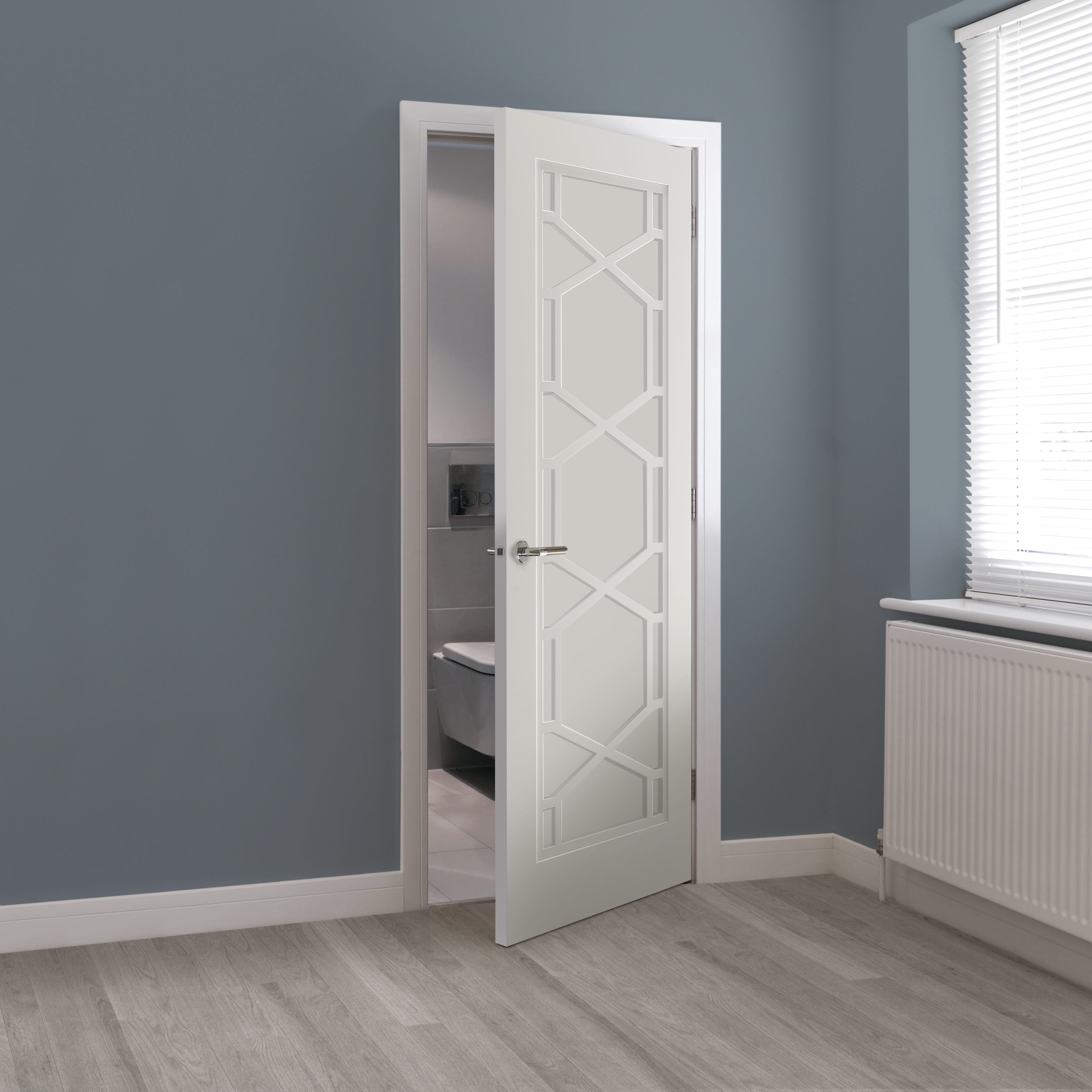 Quartz White Internal Doors at Vibrant Doors