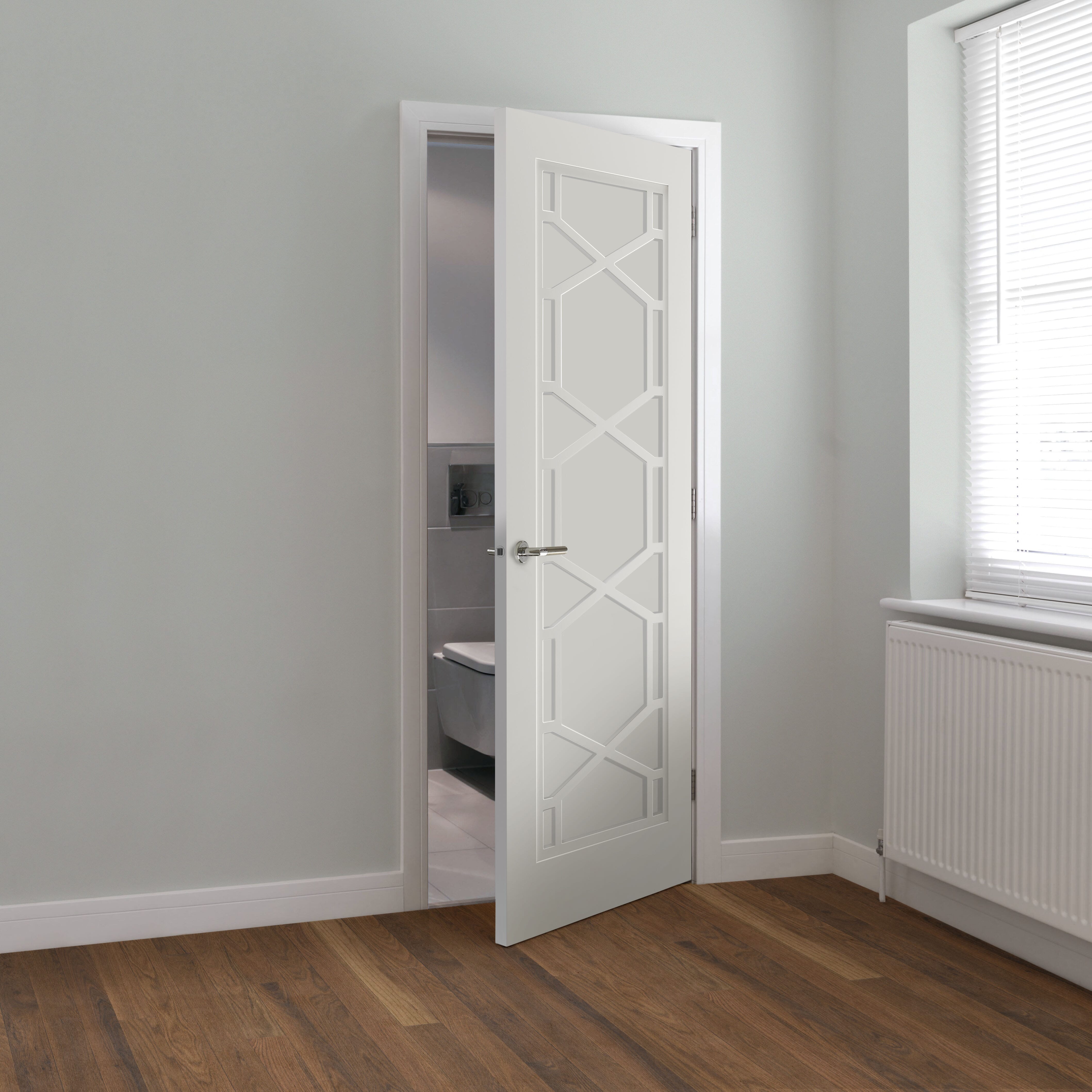 Quartz White Internal Doors at Vivid Doors