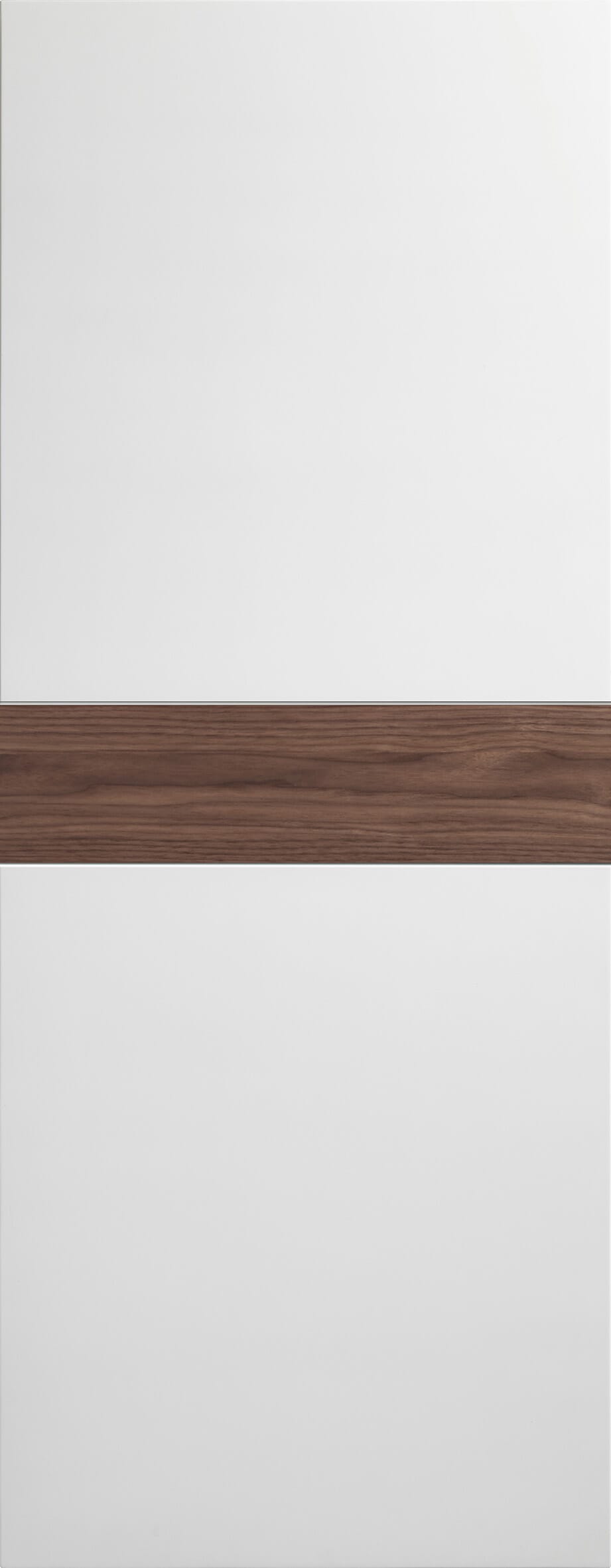838x1981x35mm (33") Asti White with Walnut Inlay - Prefinished Internal ...