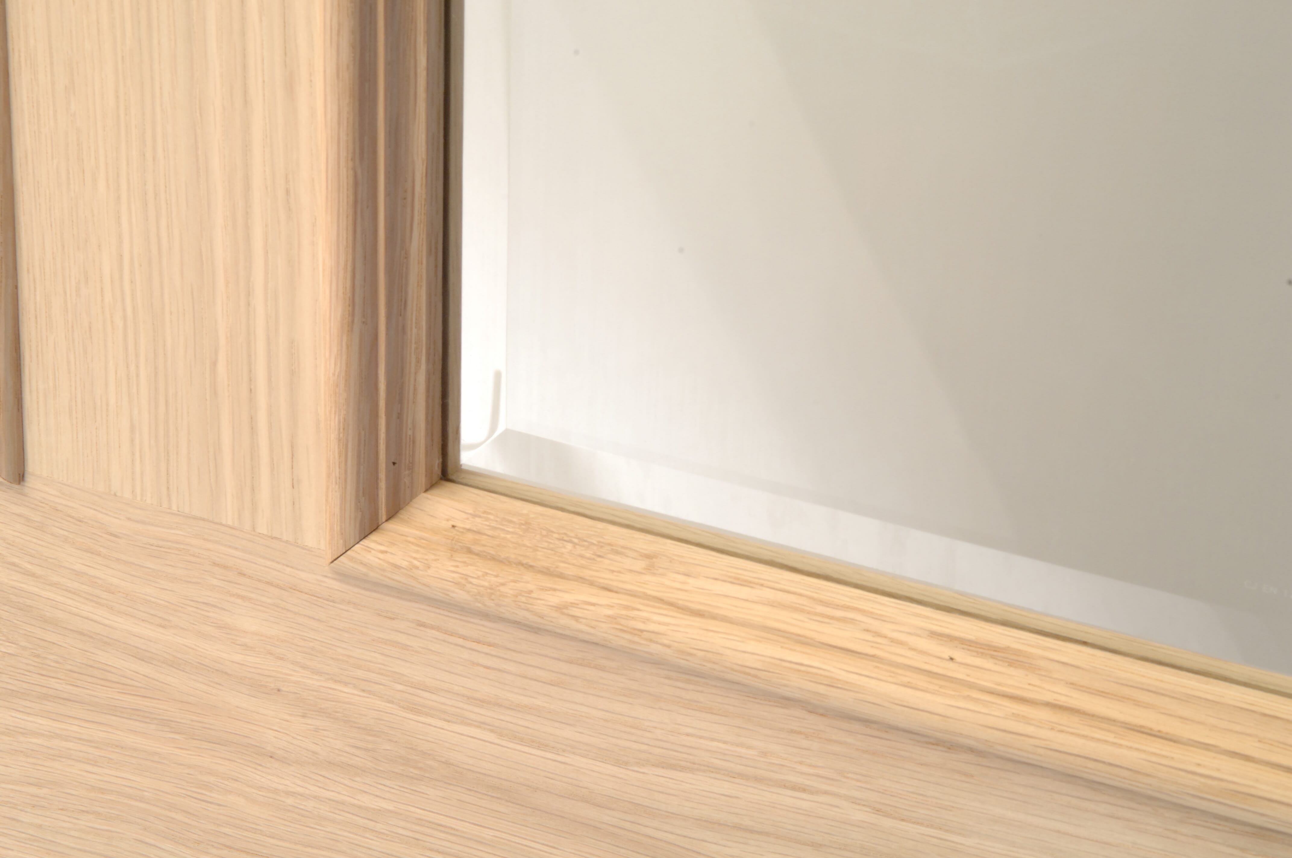 1981mm x 838mm x 35mm (33") Classical Oak Clear Glazed with Raised ...