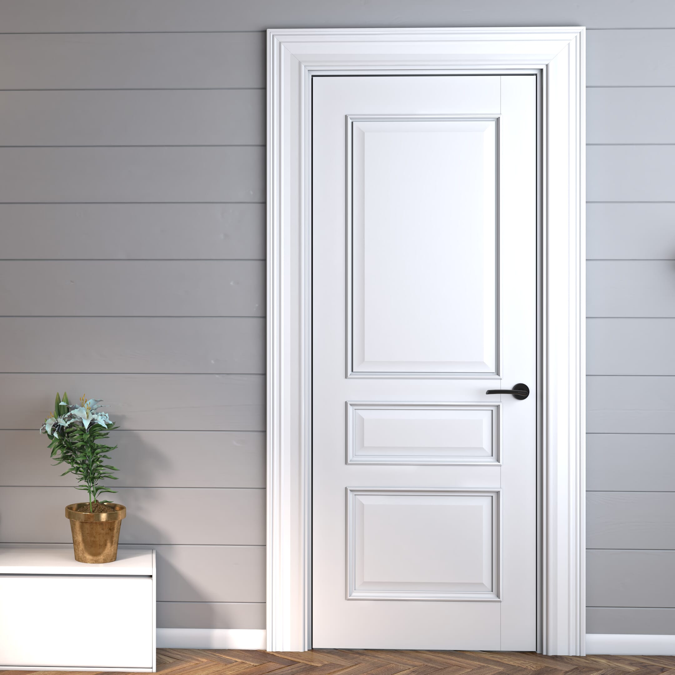 762x1981x35mm (30") Kent White - Prefinished Internal Doors at Vibrant ...