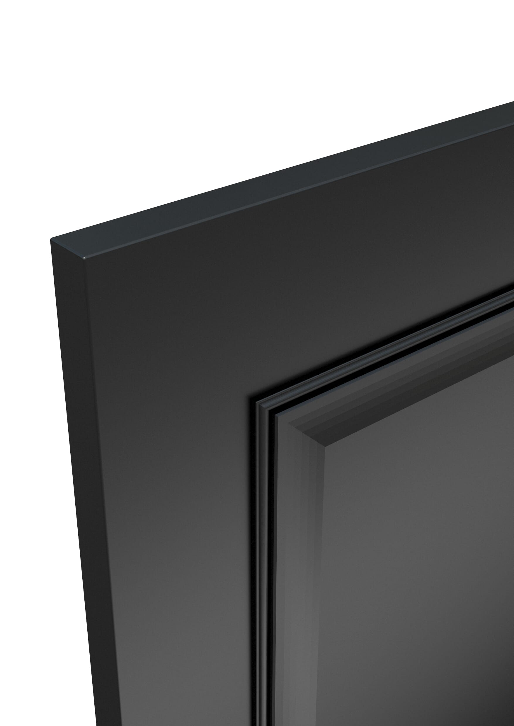 Kent Black - Prefinished Fire Door at Vivid Doors